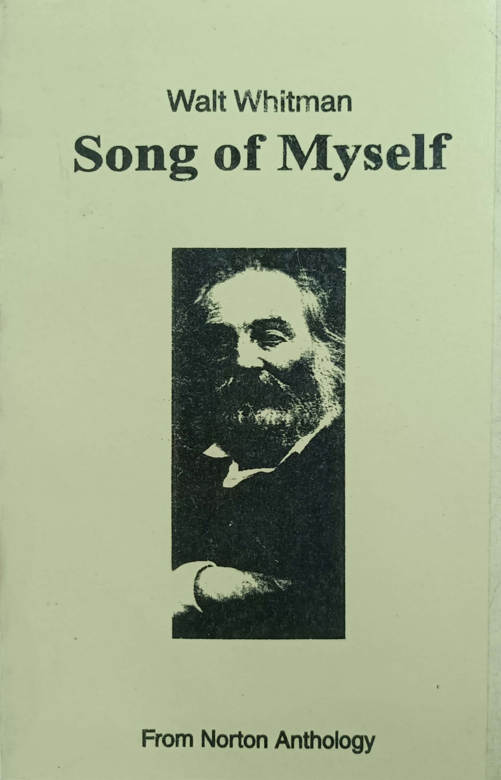 Song of Myself Poem by Walt Whitman – মালঞ্চ বুক সেন্টার