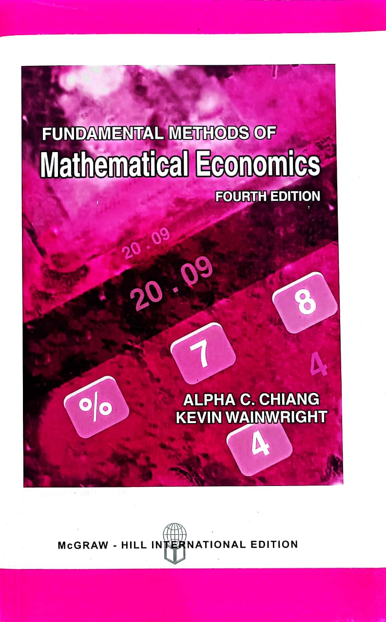 Fundamental methods of mathematical economics – মালঞ্চ বুক সেন্টার