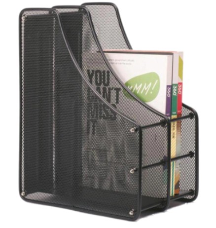 Gbex Multifunction Metal Mesh Magazine Files Storage Holder Frame 2 ...