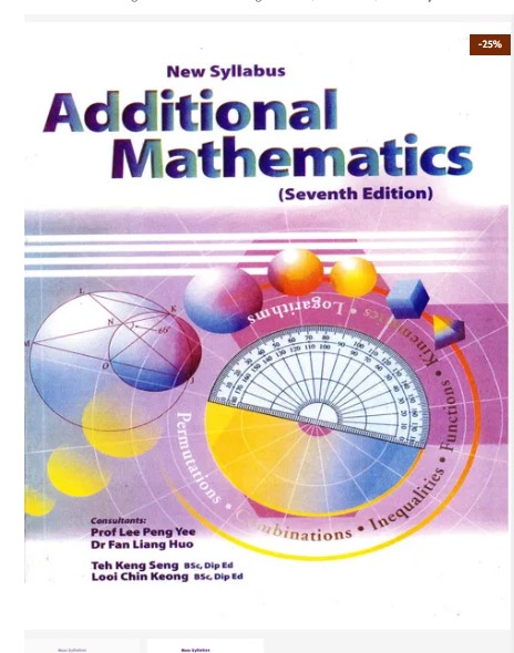 New Syllabus Additional Mathematics (7th Edition) – মালঞ্চ বুক সেন্টার