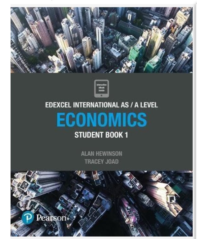 Edexcel International AS / A Level Economics Student Book 1 – মালঞ্চ ...